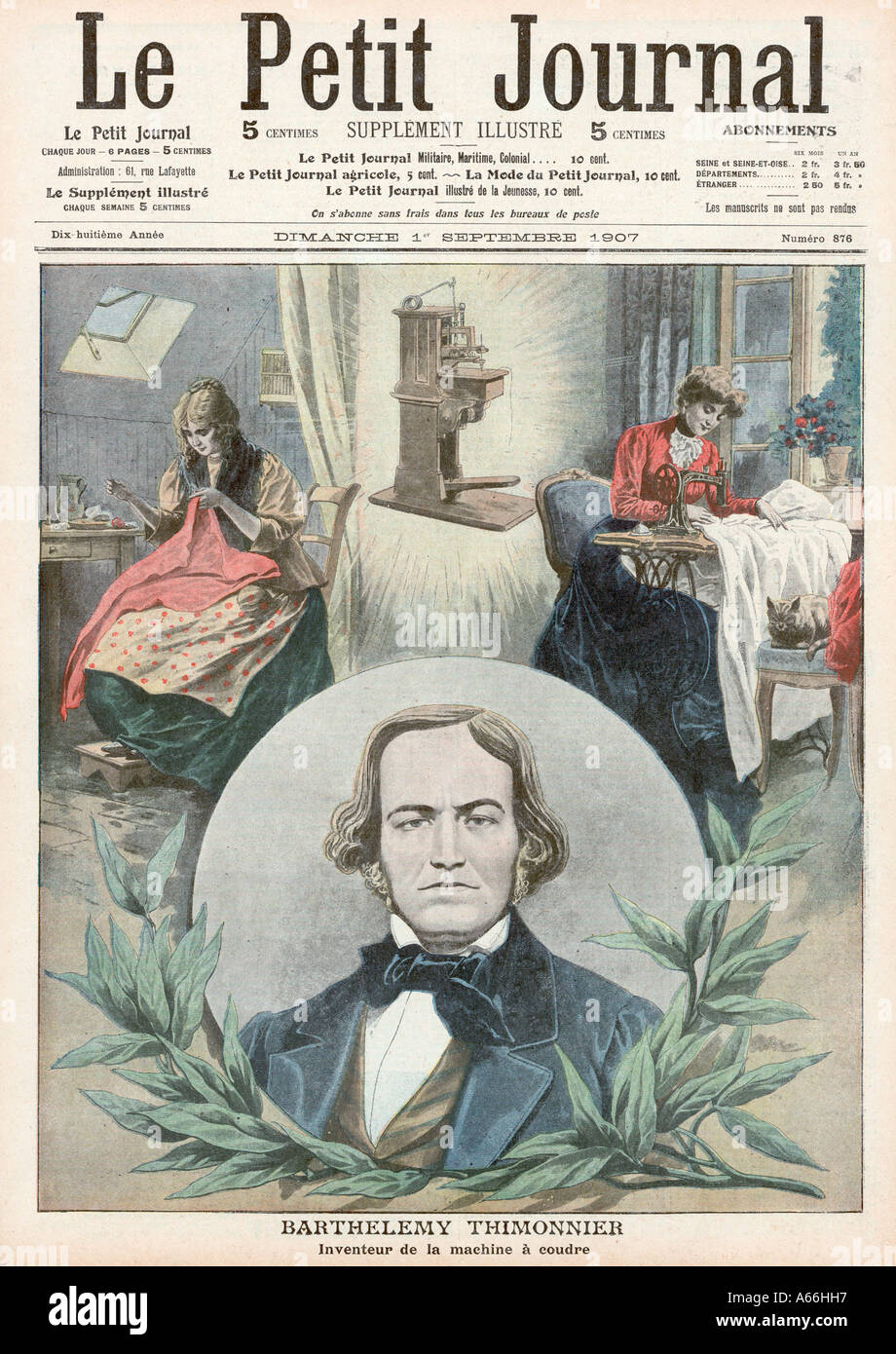 Thimonnier machine hi-res stock photography and images - Alamy