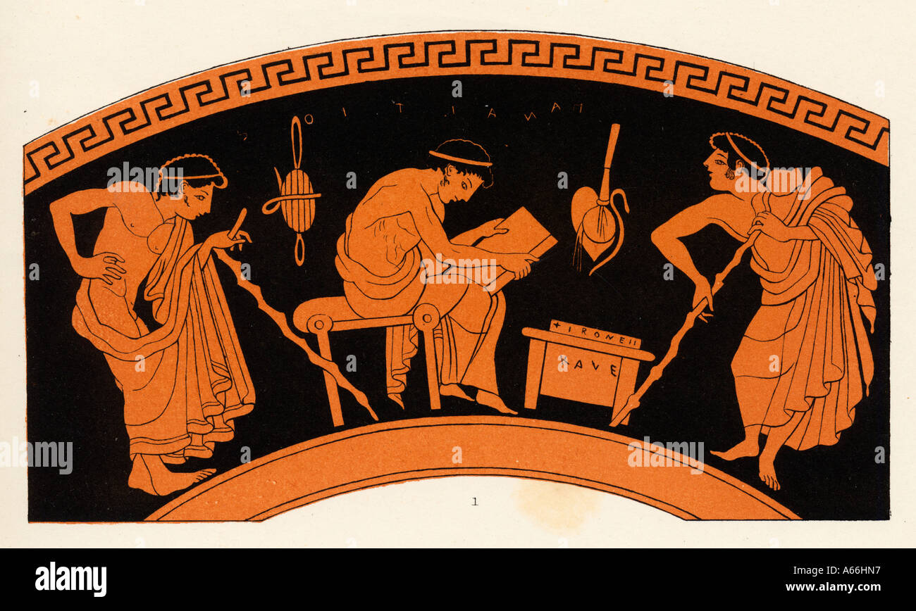 Ancient Greek Lecture Stock Photo - Alamy