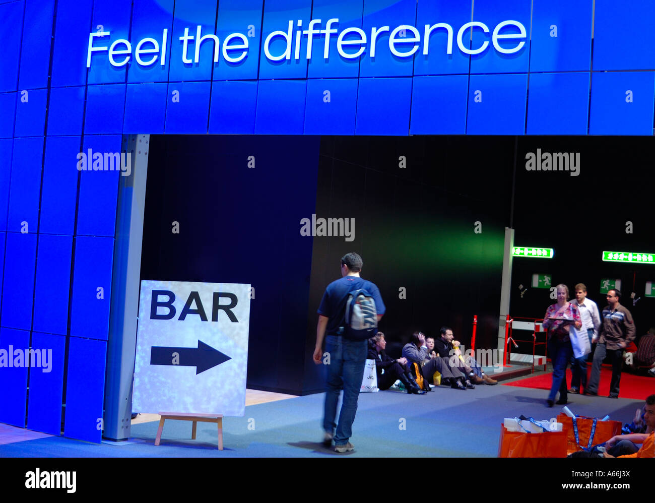 Feel the difference Stock Photo - Alamy