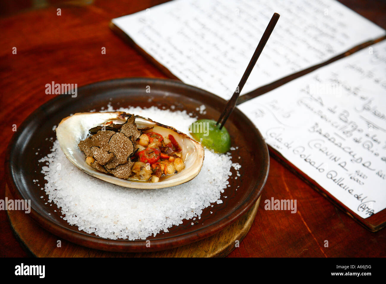 Plate of food at Playa De Los Artistas restaurant Montezuma Nicoya ...