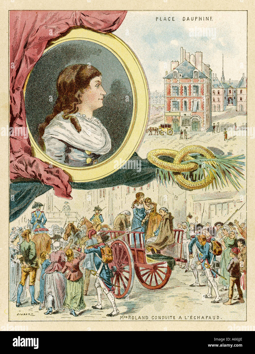 Jeanne marie roland french revolutionary who hi-res stock photography ...