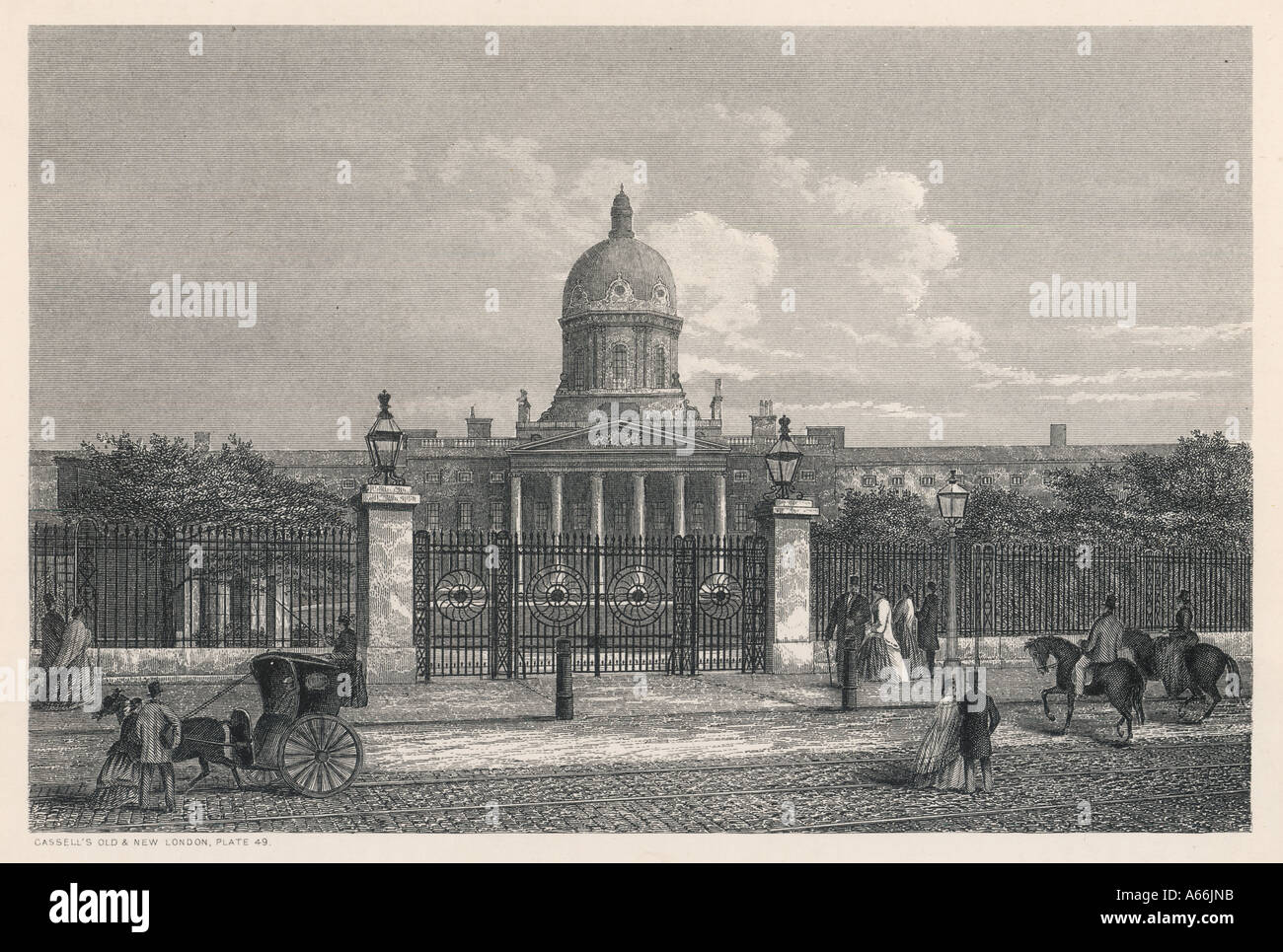 Bethlehem Hospital 1860 Stock Photo - Alamy