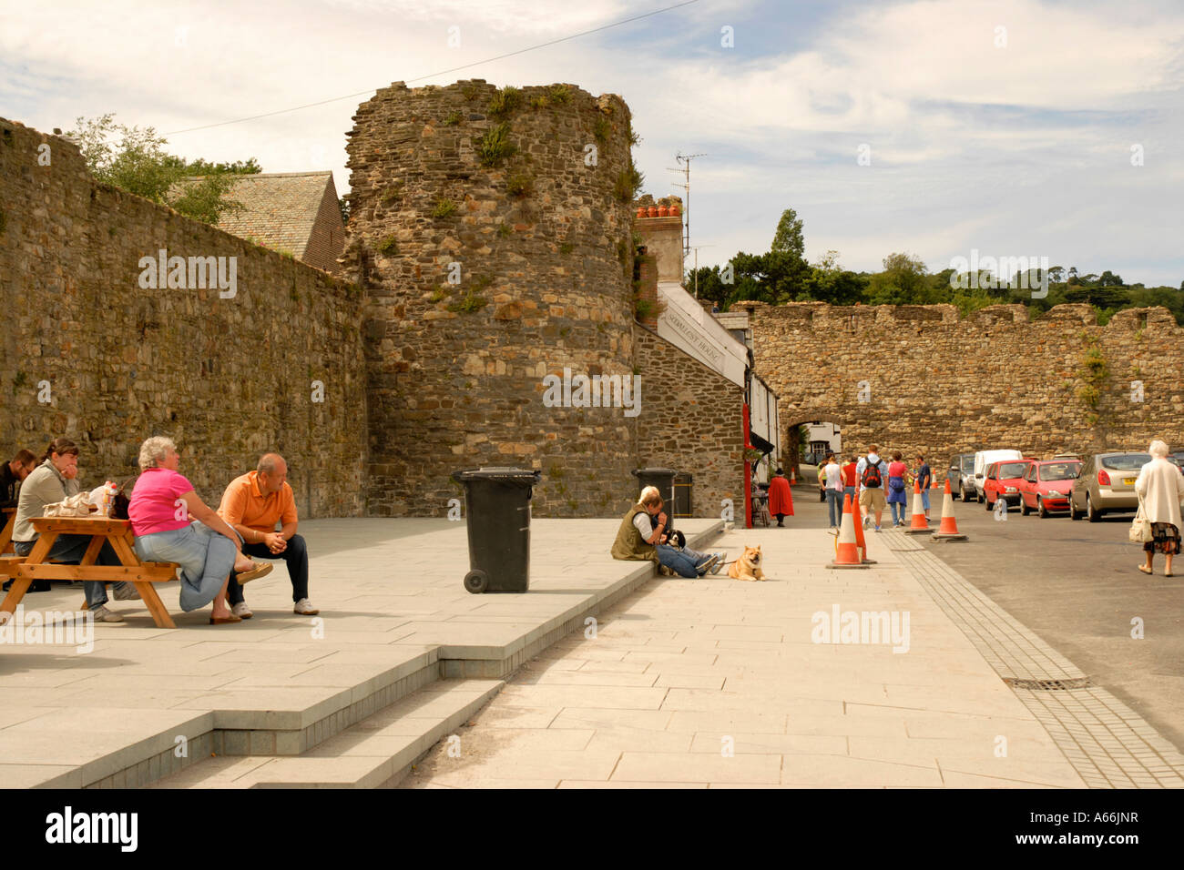 Conway town views, North Wales Stock Photo - Alamy