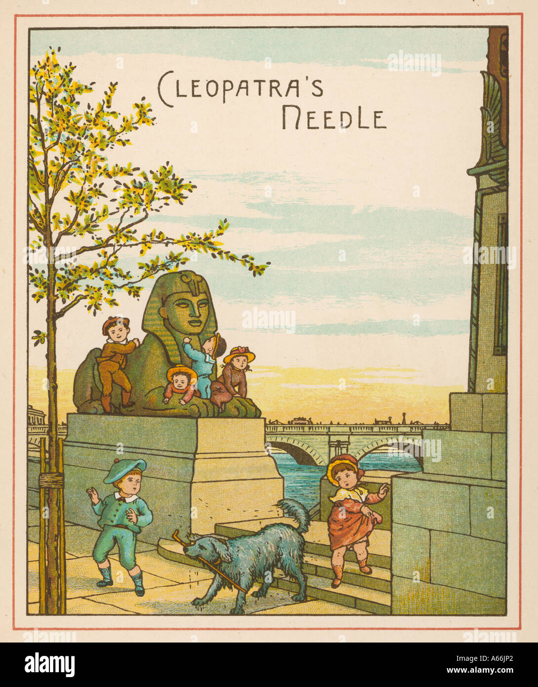 Cleopatra Needle 1883 Stock Photo - Alamy