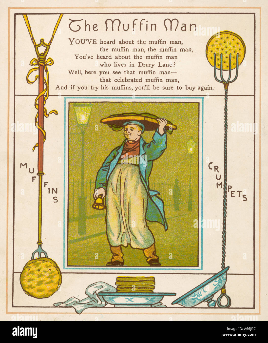 Muffin Man Thomas Crane Stock Photo - Alamy