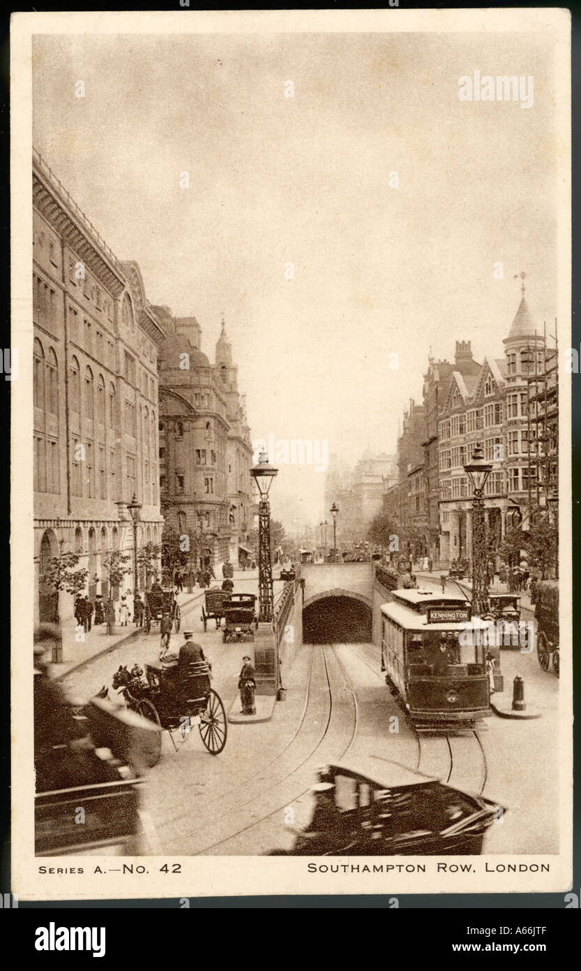 Southampton Row C1905 Stock Photo - Alamy