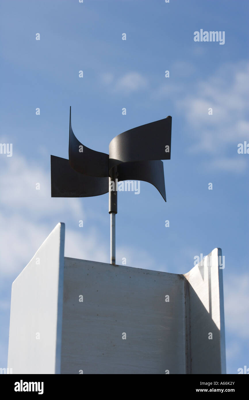 Metal pinwill against blue sky Stock Photo - Alamy