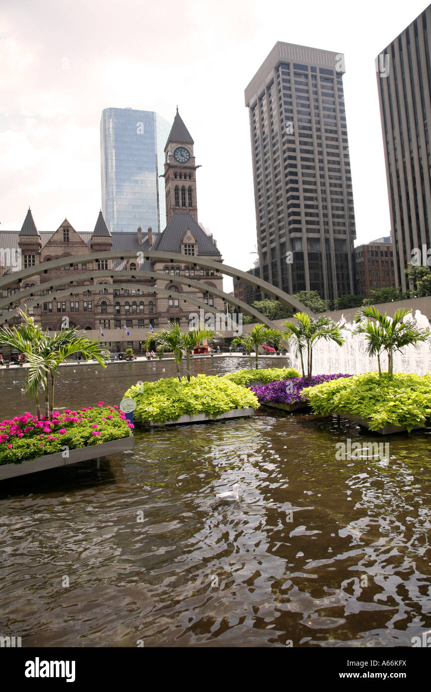 City Hall and Nathan Philips Square in The City of Toronto Ontario ...