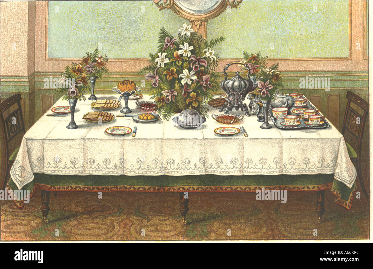 Victorian tea room hi-res stock photography and images - Alamy