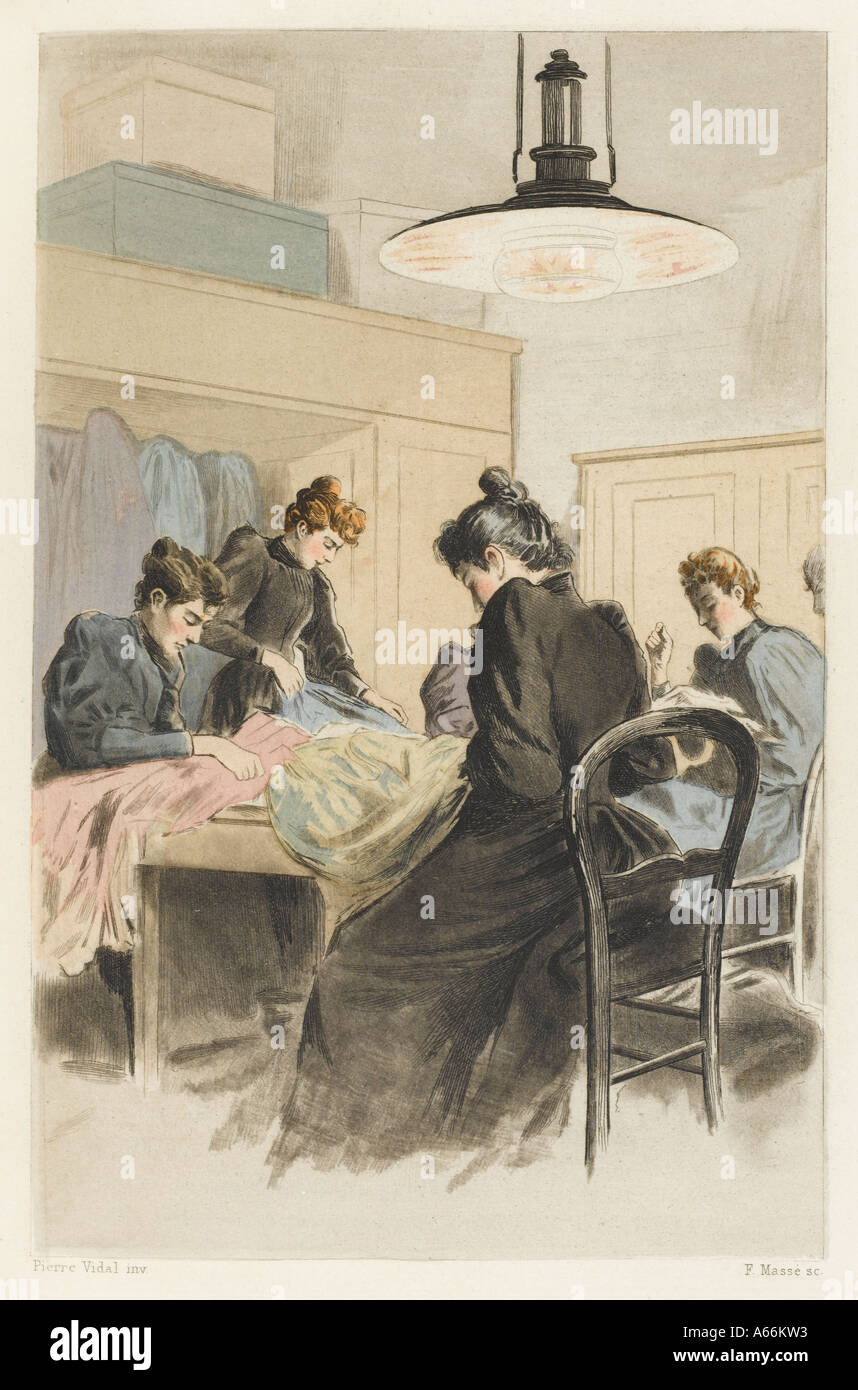 Women dressmaking hi-res stock photography and images - Alamy