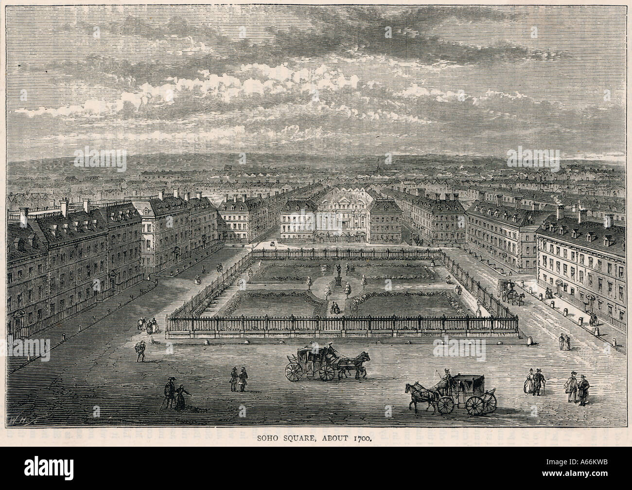 Soho Square C1700 Stock Photo - Alamy