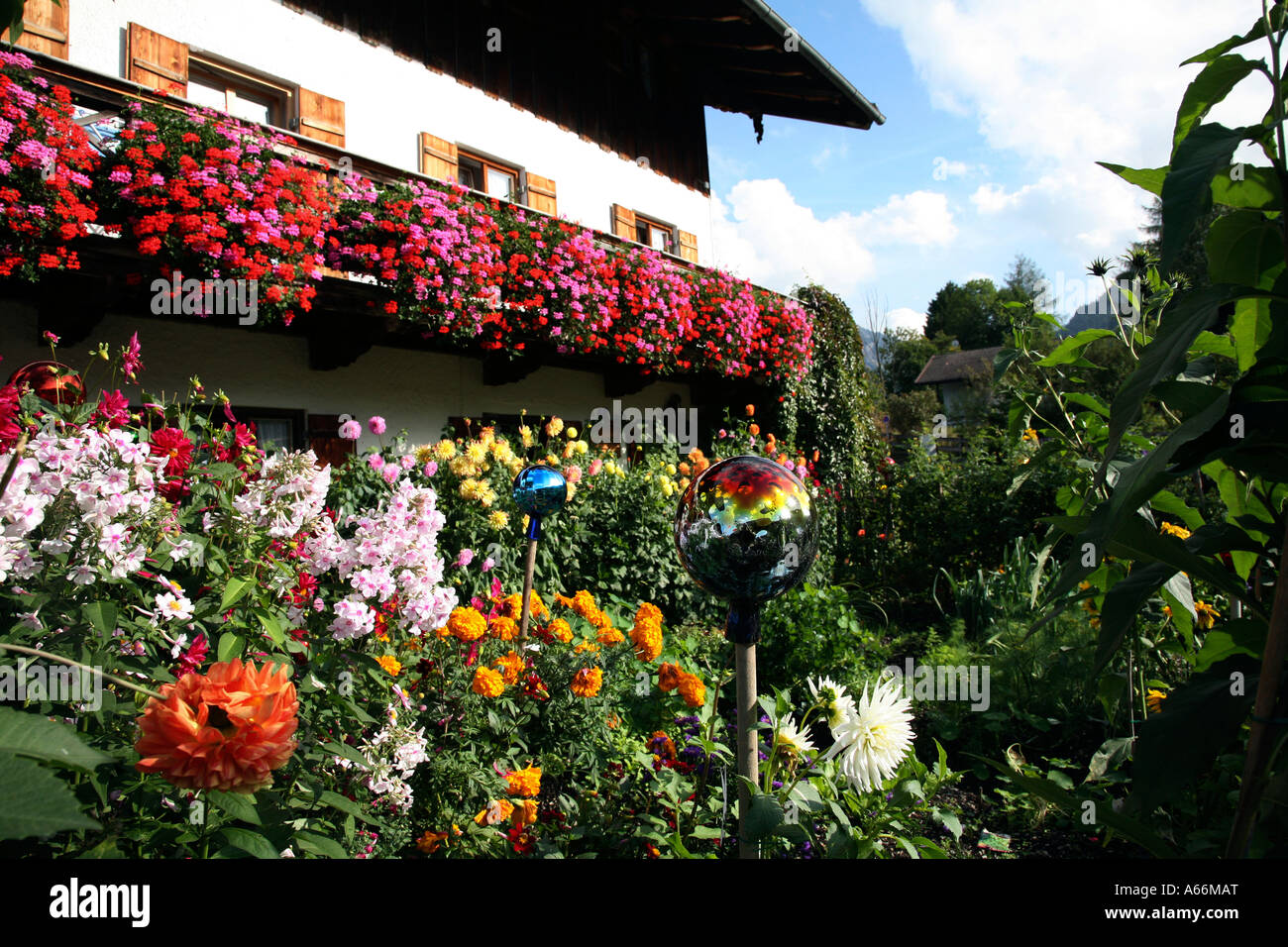 Traditional Bavarian Farm house Schliersee in Bavaria Germany Europe ...
