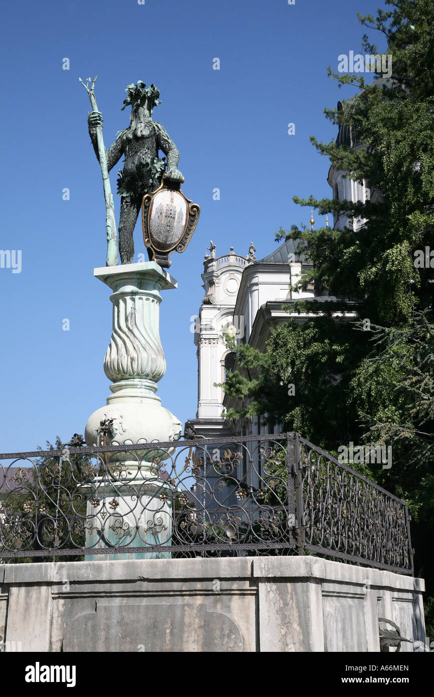 Statue in Salzburg Austria Stock Photo - Alamy