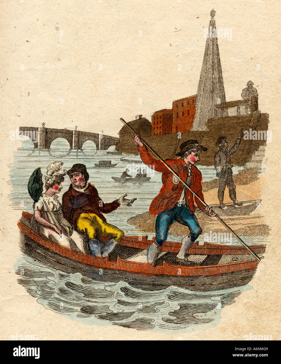Thames Waterman 1804 Stock Photo - Alamy