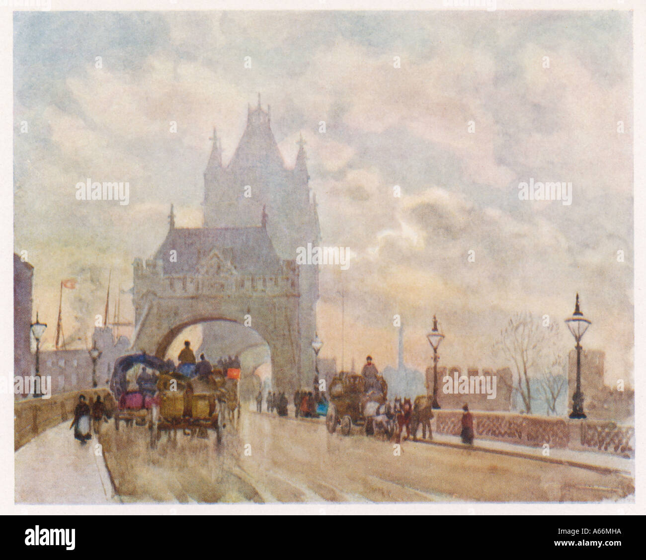 Tower Bridge 1905 Stock Photo - Alamy