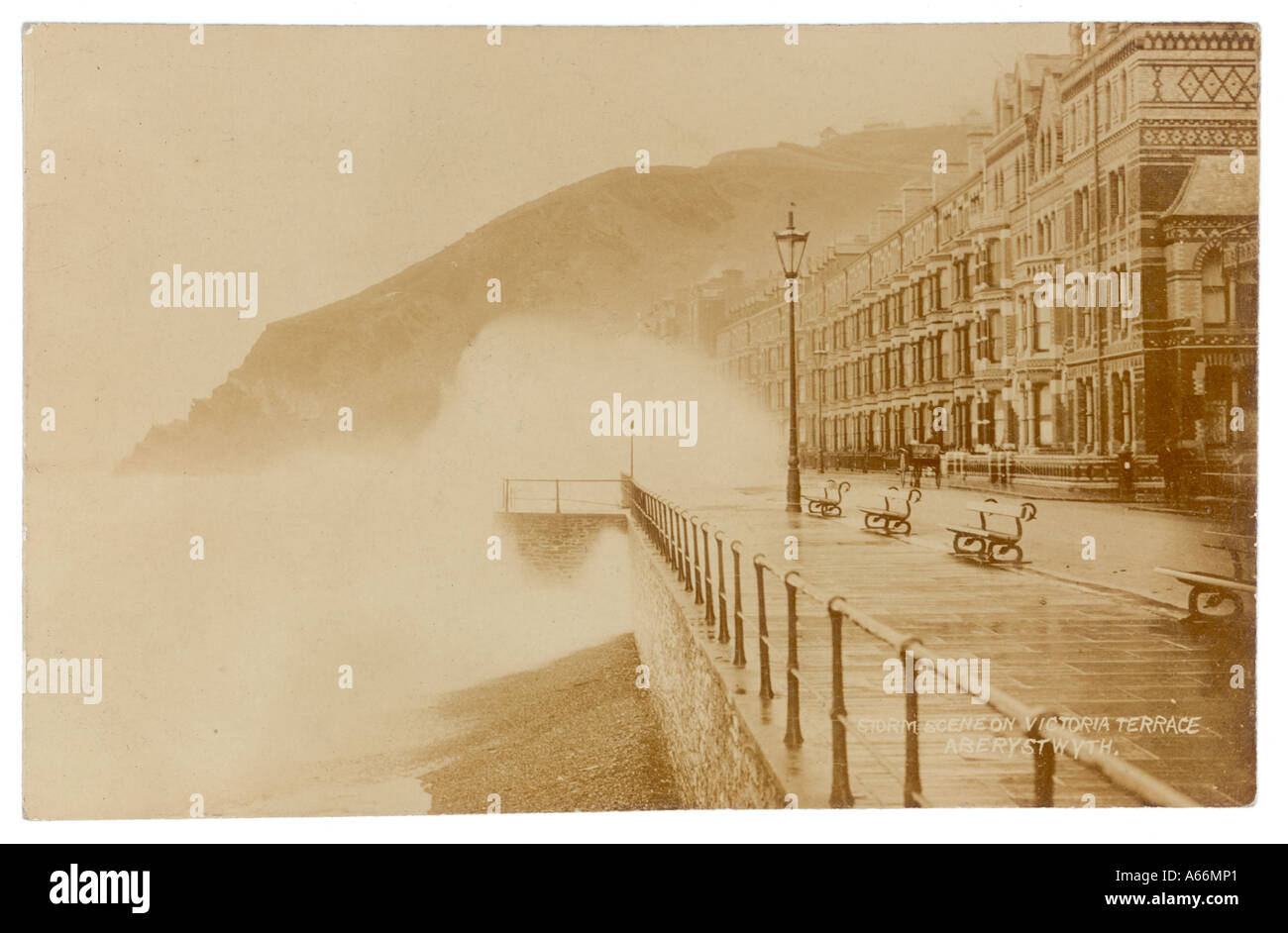Aberystwyth Sea Front Stock Photo - Alamy