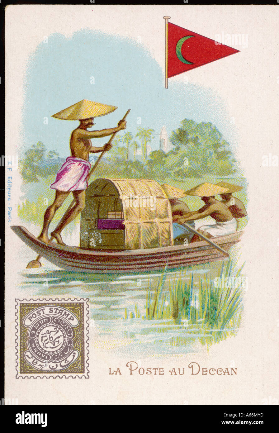 India postman hi-res stock photography and images - Alamy