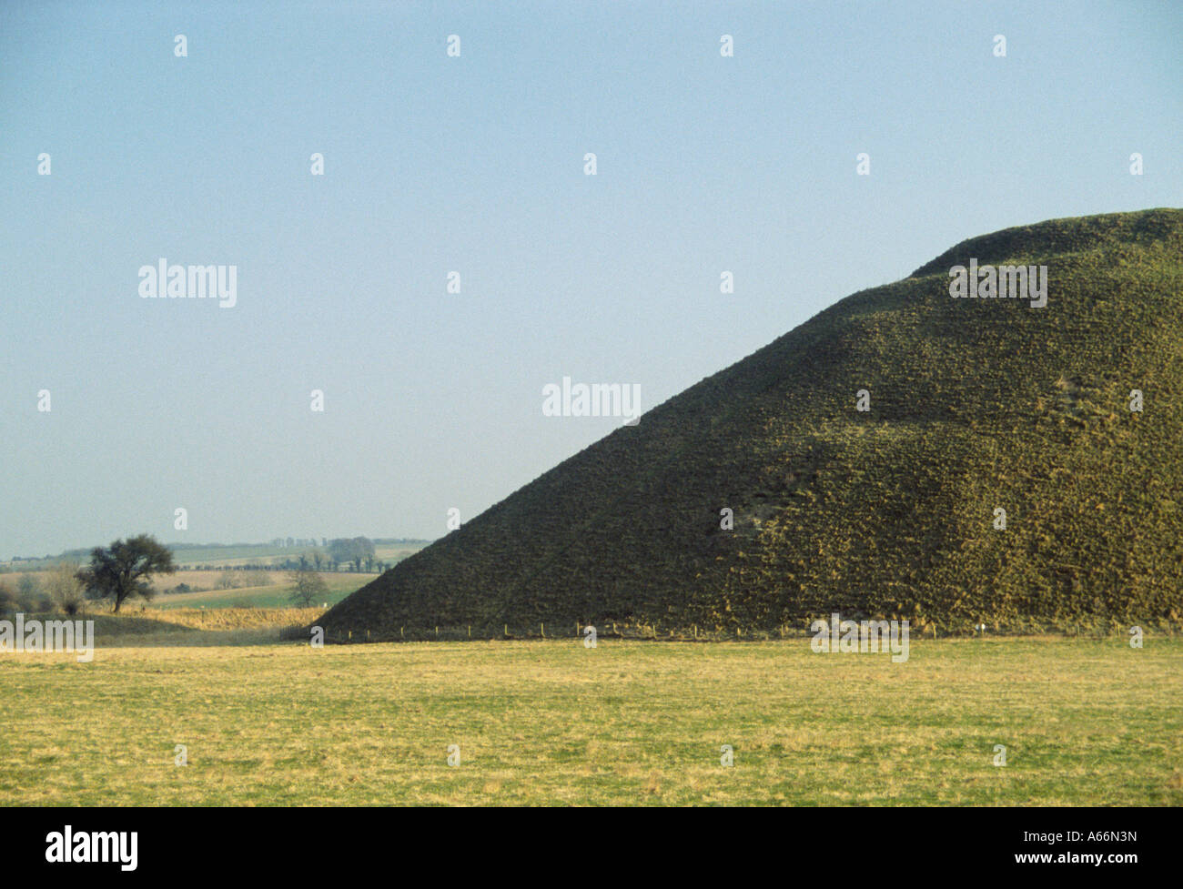 Silbury Hill is Europe's largest man made mound or hill, standing 130 ...