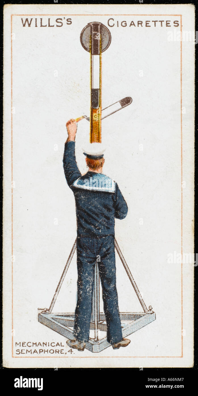 Semaphore royal navy hi-res stock photography and images - Alamy