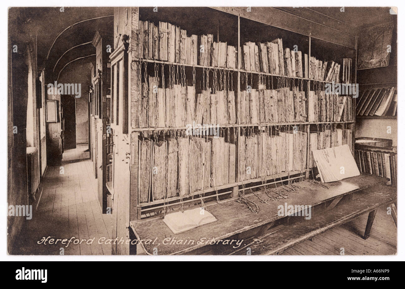 Hereford Chained Library Stock Photo - Alamy