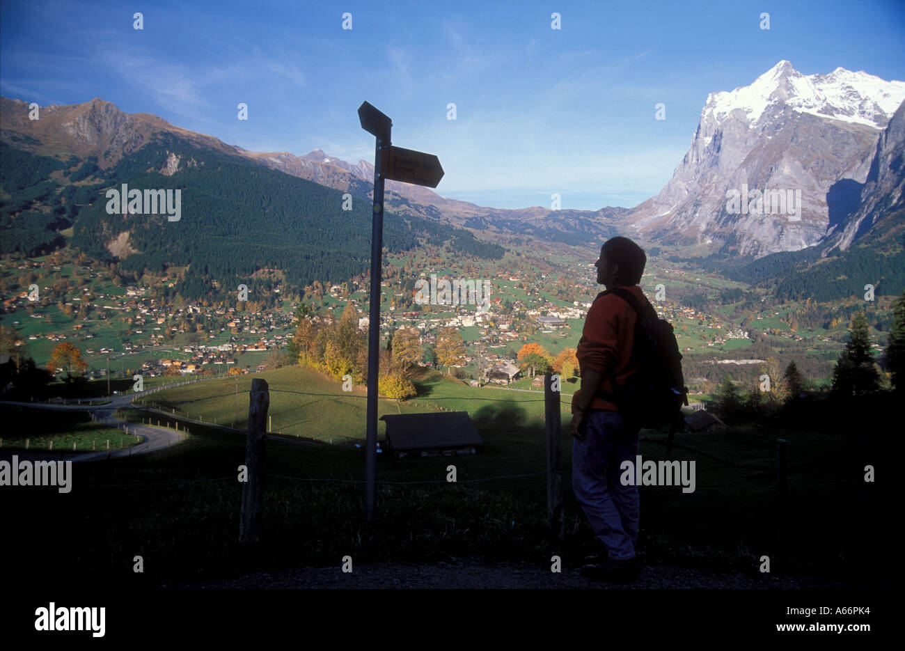 Grindelwald sign hi-res stock photography and images - Alamy