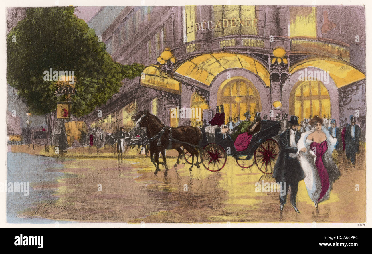 1890s vaudeville hi-res stock photography and images - Alamy