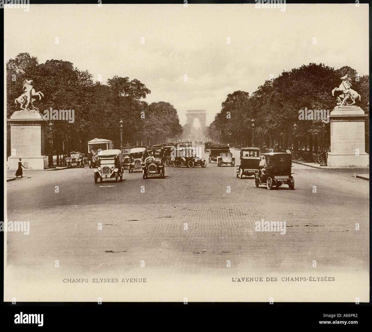 Paris Champs Elysees Stock Photo - Alamy