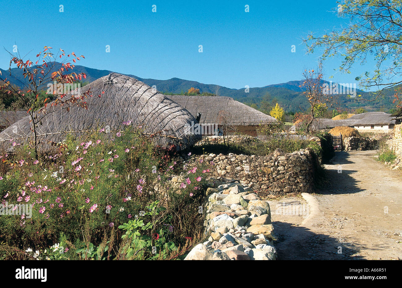 Korean Traditional Scenery Stock Photo - Alamy