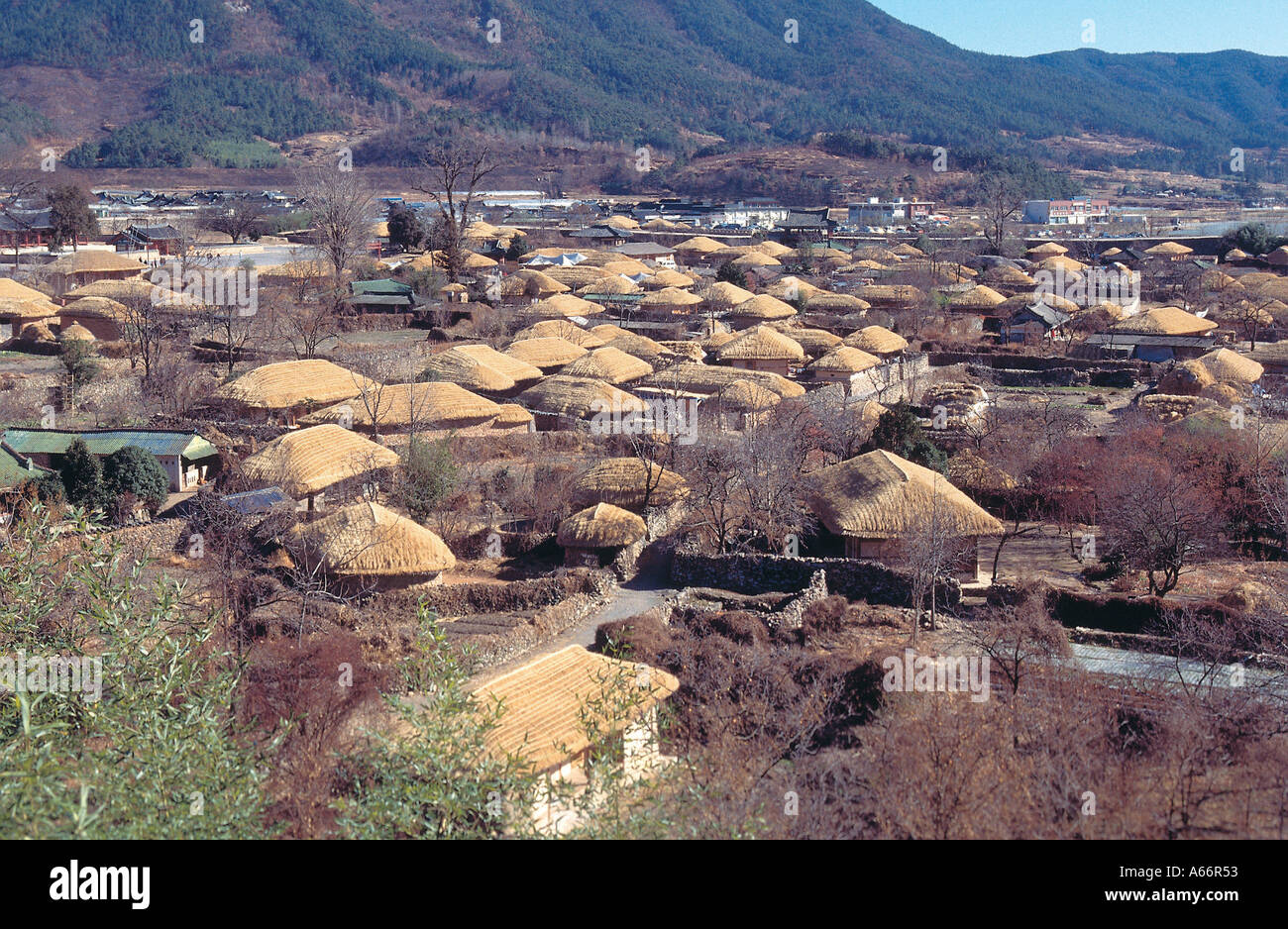 Korean Traditional Scenery Stock Photo - Alamy