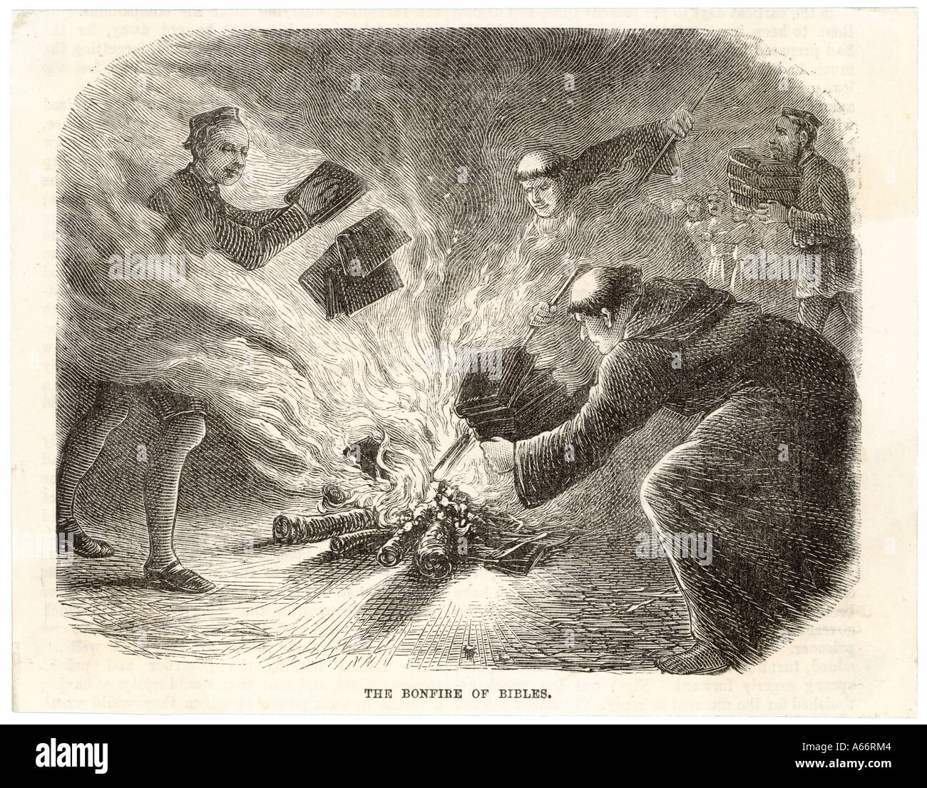Bible burning hi-res stock photography and images - Alamy