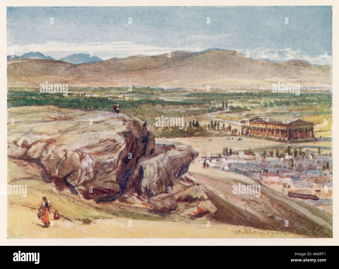 Athens Areopagus Theseum Stock Photo - Alamy