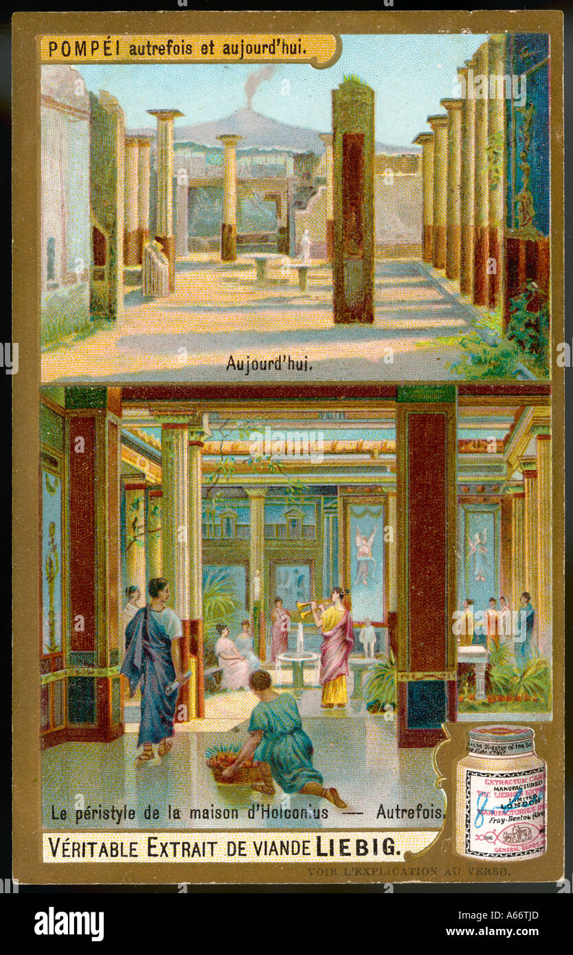 Pompeiian House Recon Stock Photo - Alamy