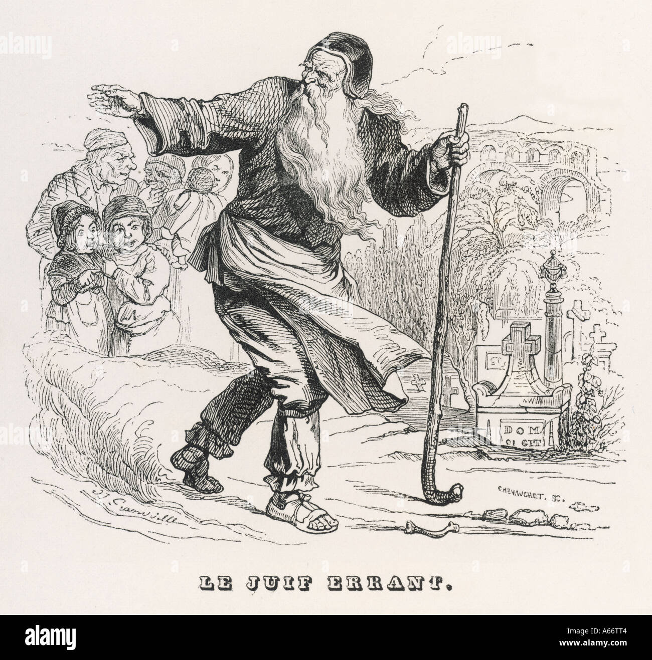 The Wandering Jew Stock Photo - Alamy