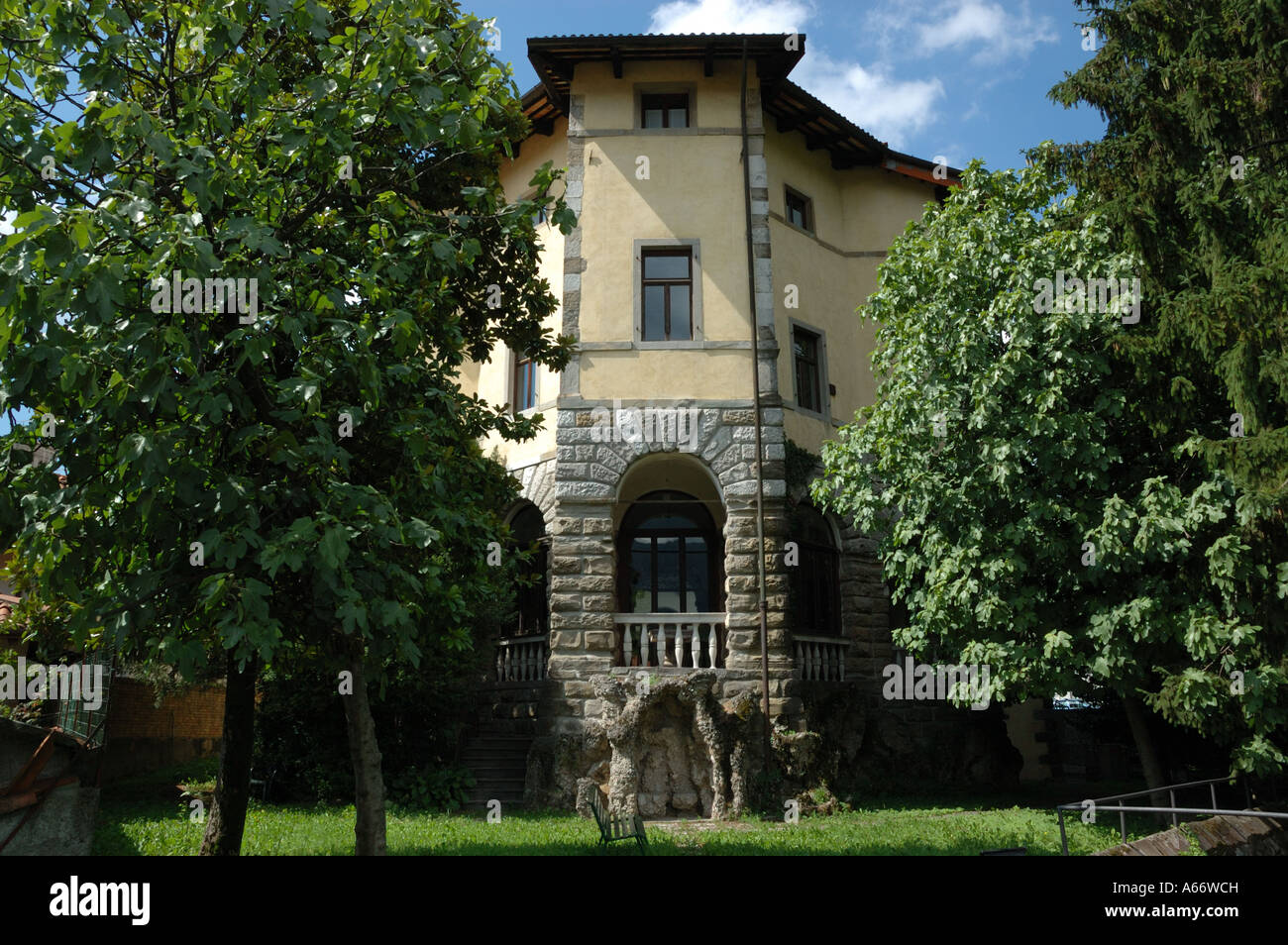 Frangipane Palace in Tarcento, Italy Stock Photo - Alamy