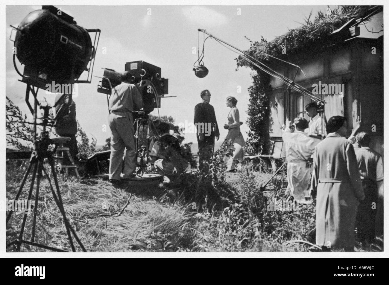 Location Filming 1935 Stock Photo - Alamy