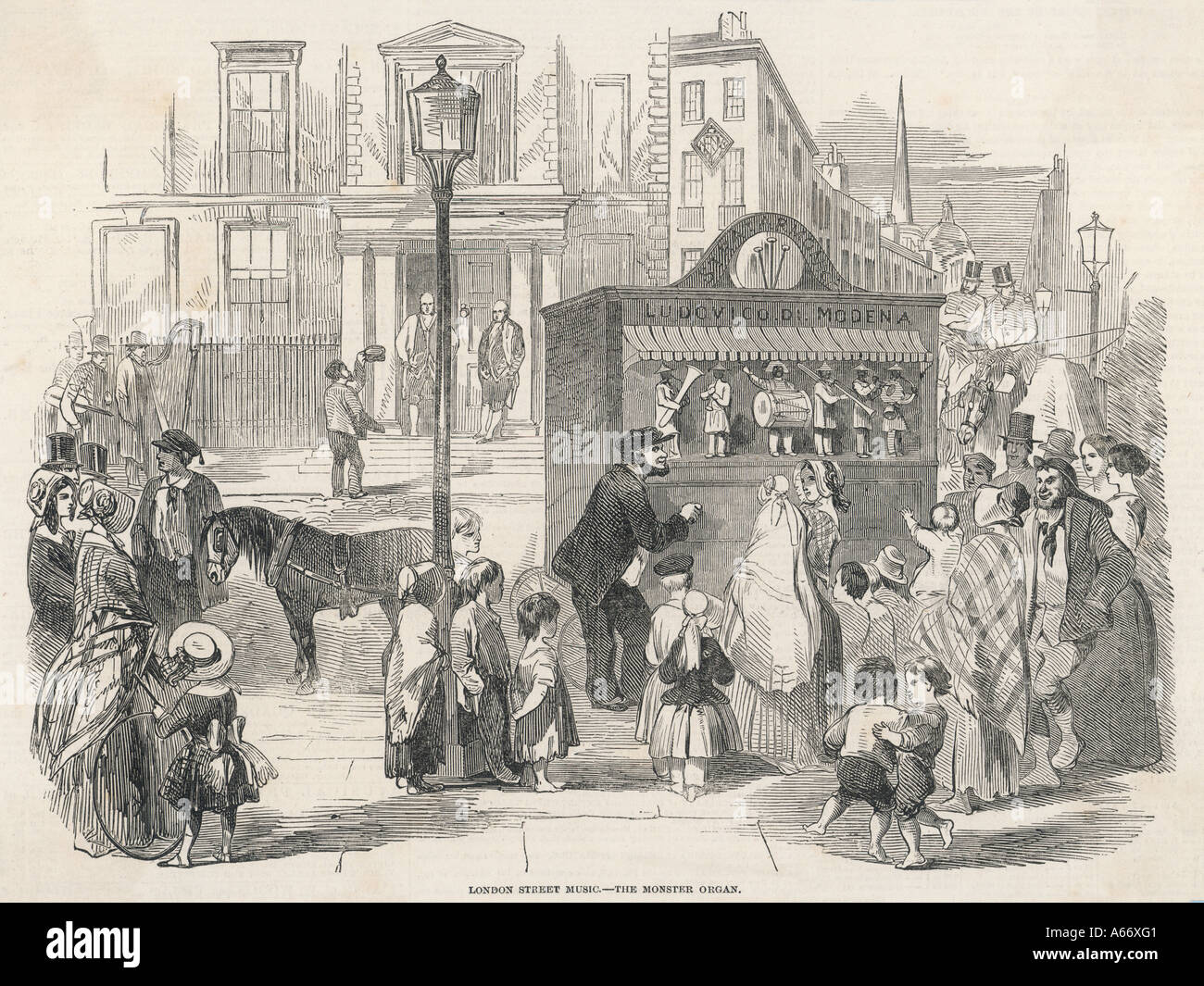 Monster Organ 1846 Stock Photo - Alamy