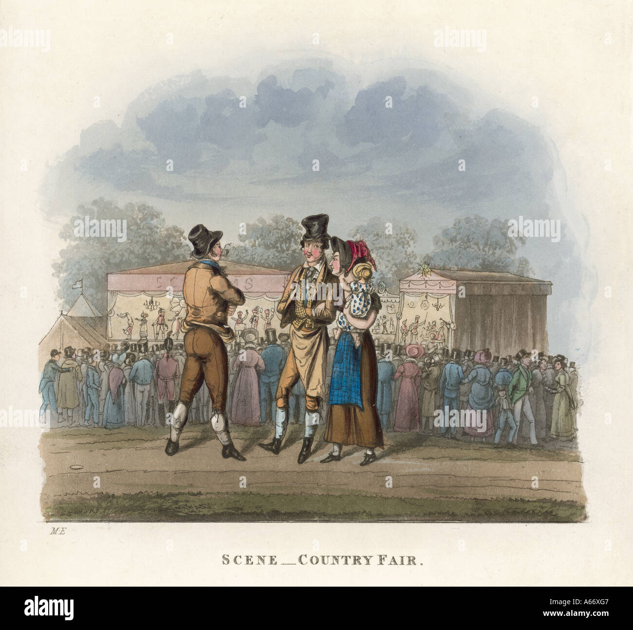 Meeting Friends Fair Stock Photo - Alamy