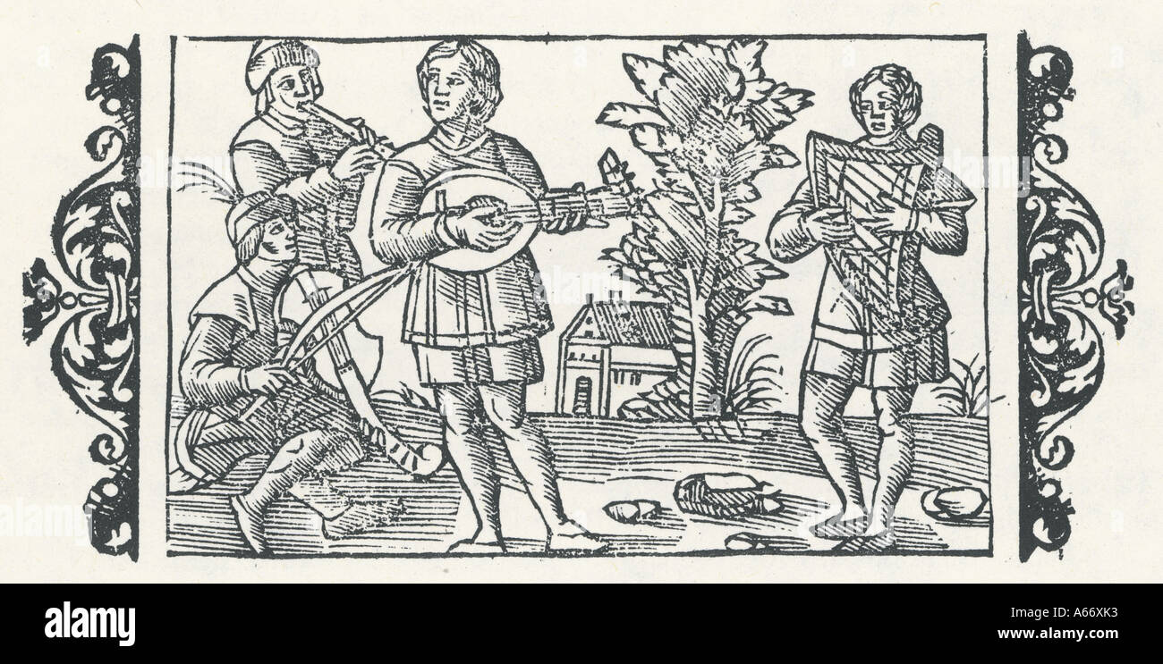 16th Century Musicians 1 Stock Photo - Alamy