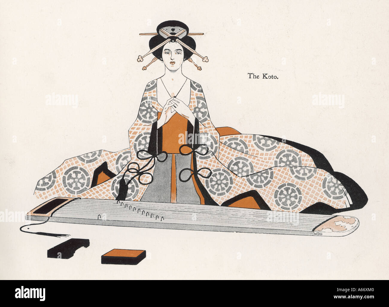 Japanese koto instrument hi-res stock photography and images - Alamy