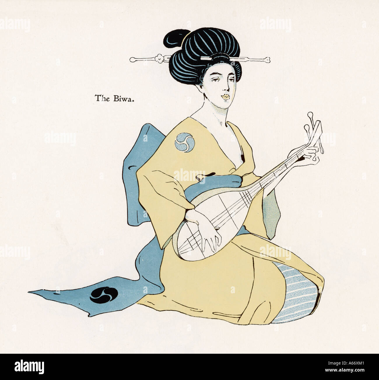 Japan The Biwa Stock Photo - Alamy