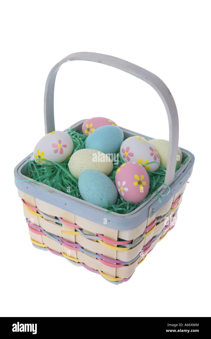 Egg basket icon outline Cut Out Stock Images & Pictures - Alamy