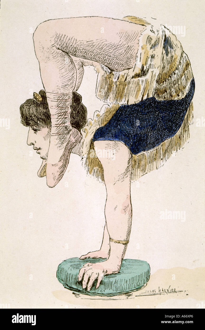 Female acrobat circus hi-res stock photography and images - Alamy