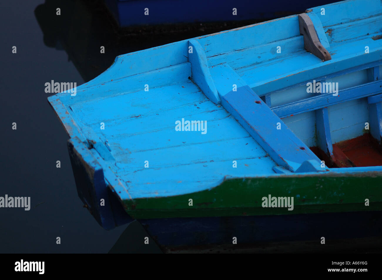 Stern of a traditional Venetian boat Stock Photo - Alamy