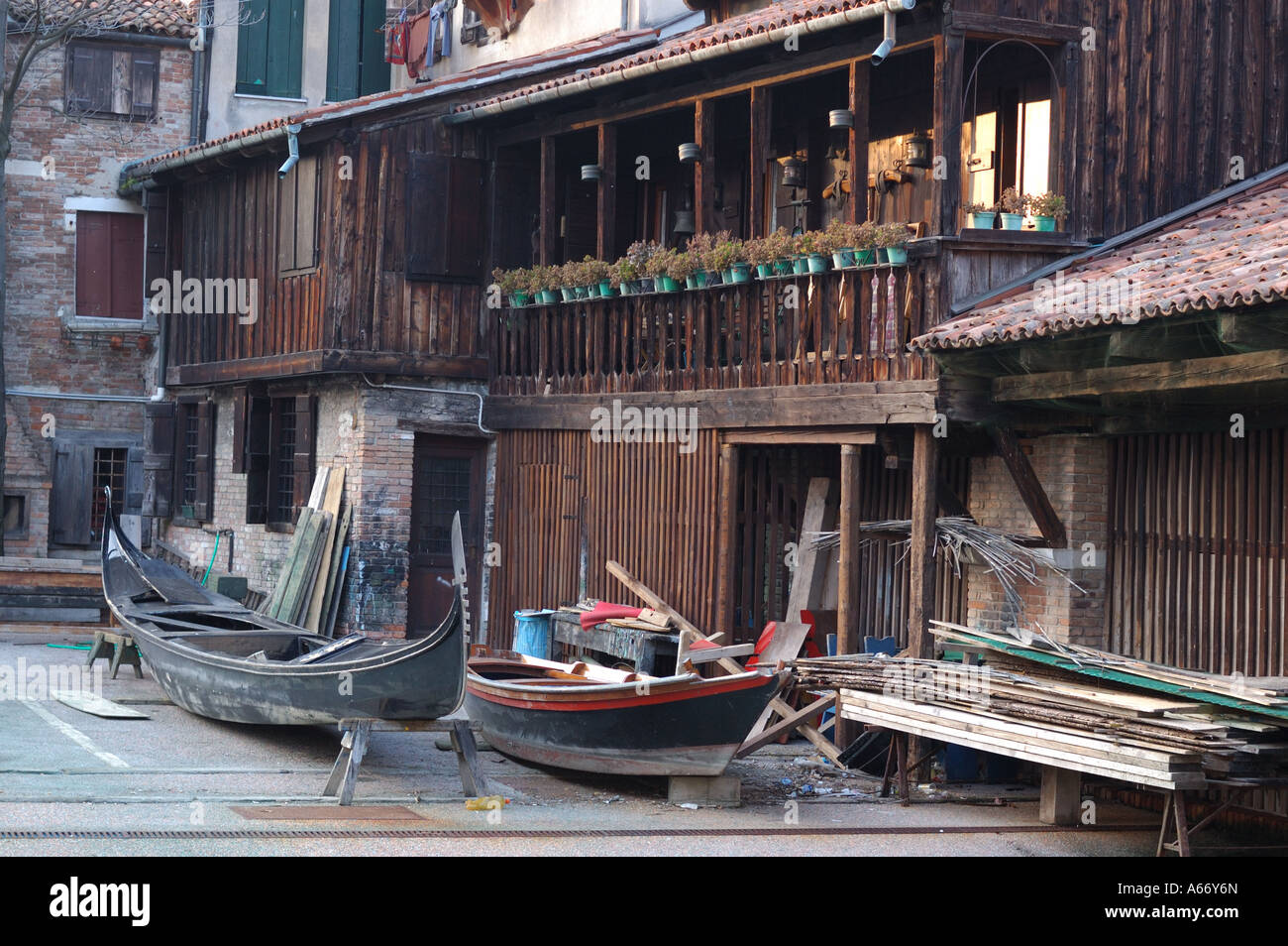 Squero of San Trovaso in Venice Italy Stock Photo - Alamy