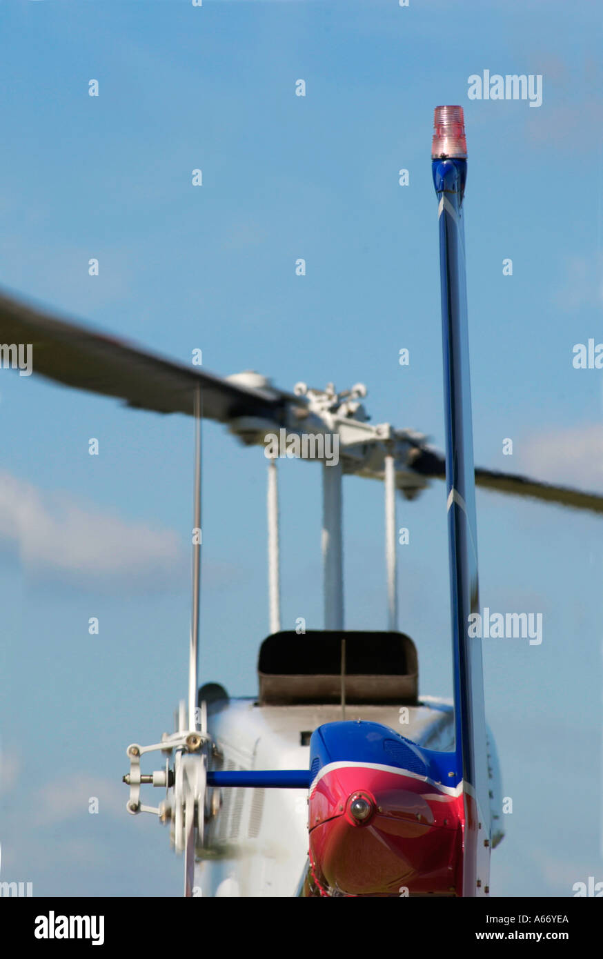 back view helicopter aircraft flying Stock Photo - Alamy