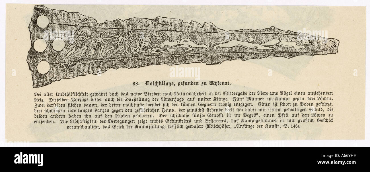 Mycenaean dagger hi-res stock photography and images - Alamy