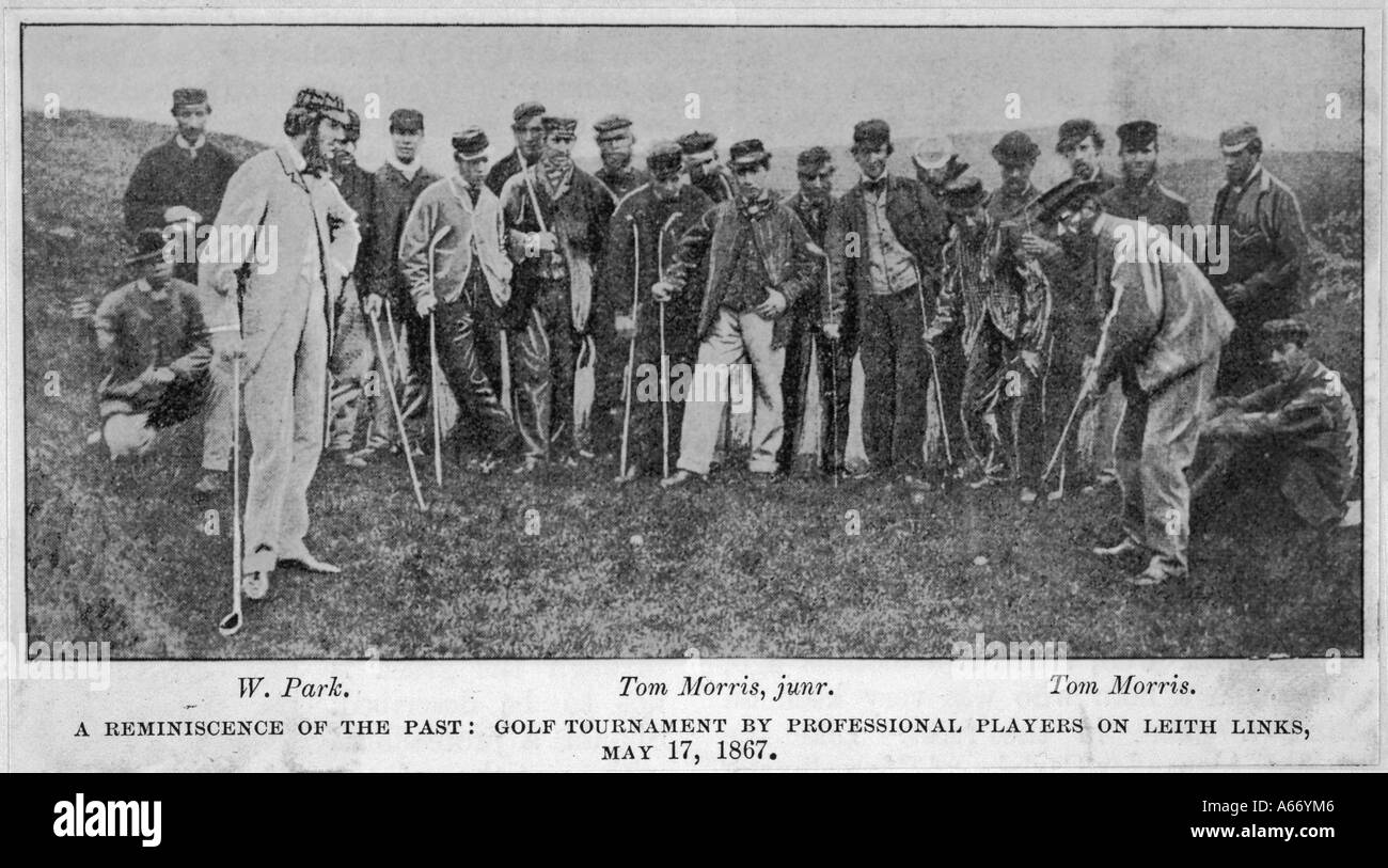 Old young tom morris golf hi-res stock photography and images - Alamy