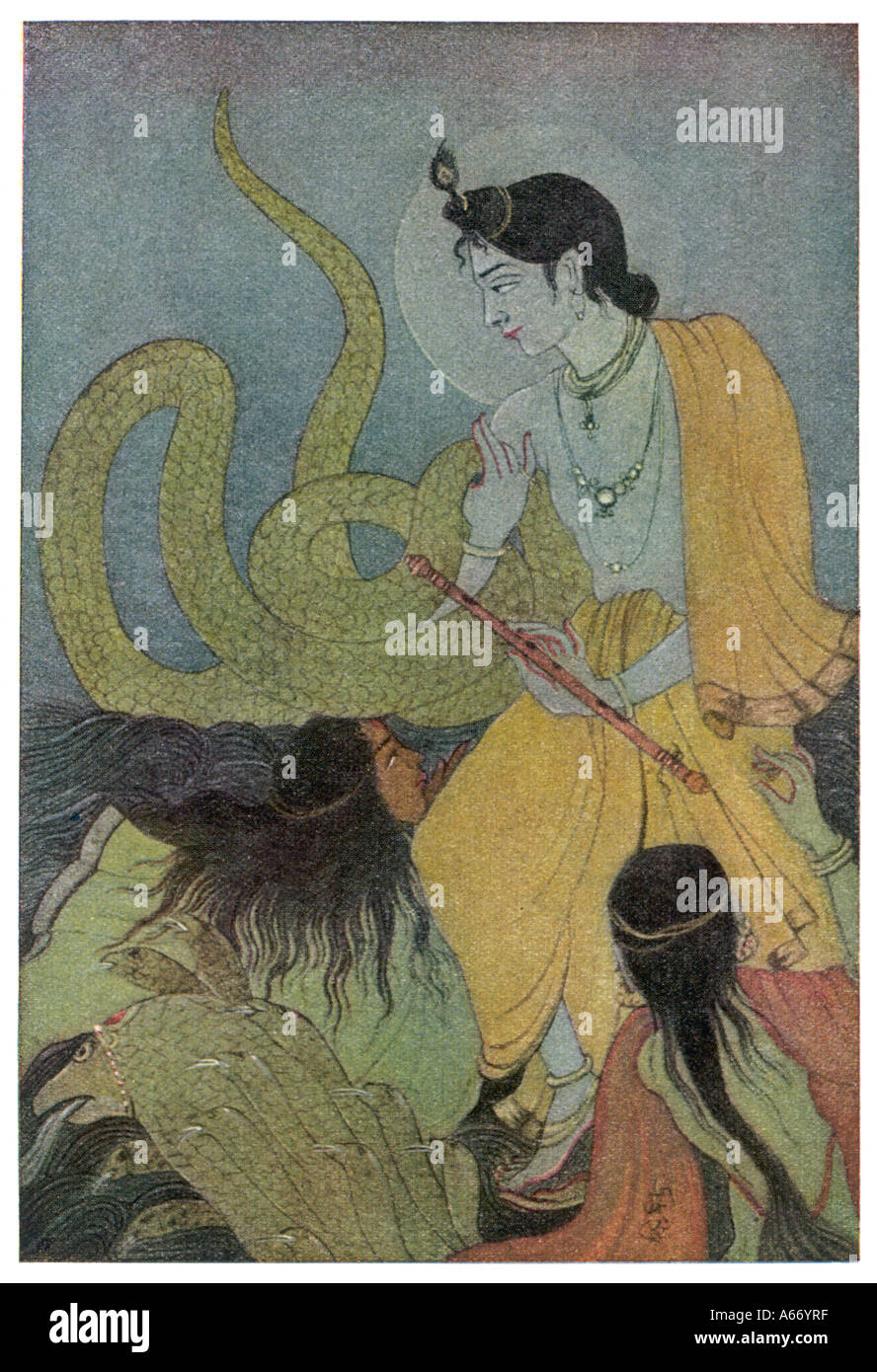 Krishna and kaliya hi-res stock photography and images - Alamy