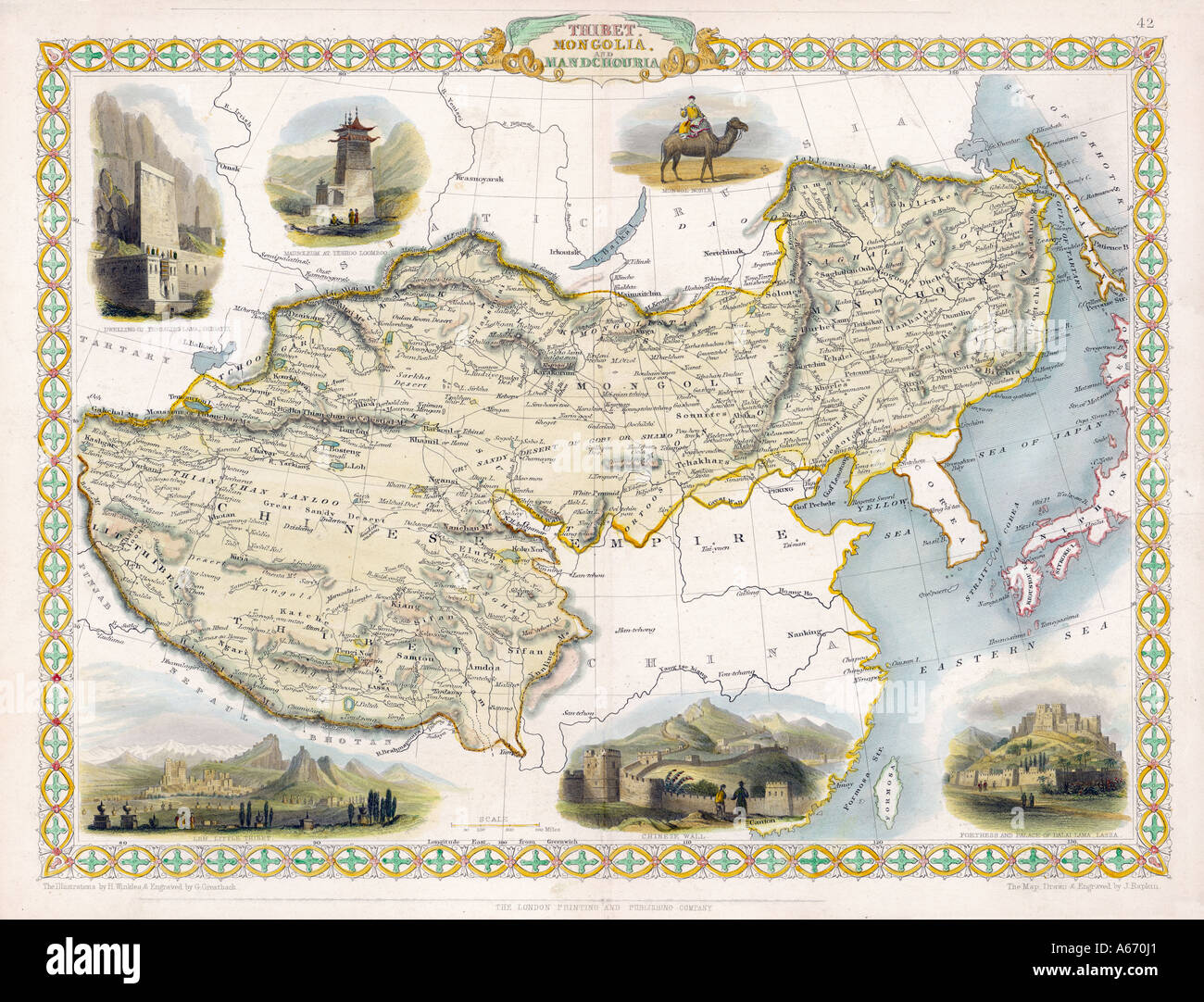 Tibet Asia Map