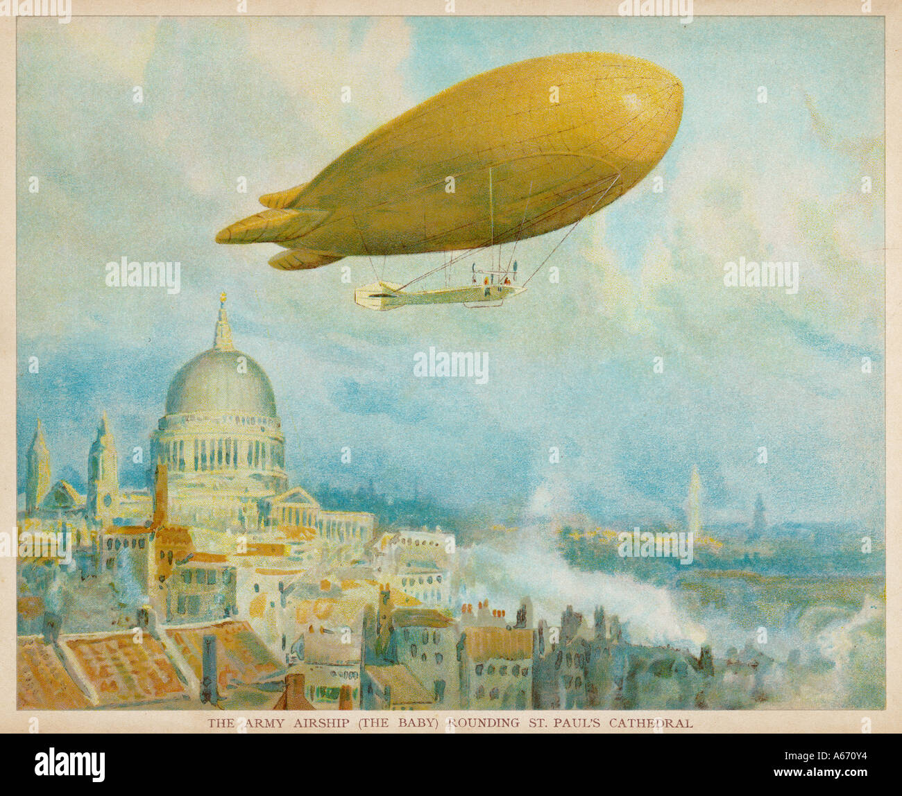 British Baby Airship 2 Stock Photo - Alamy